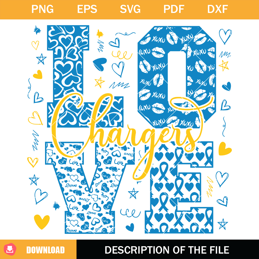 Love Chargers Svg, Chargers Mascot Svg, Cheerleader Svg - Inspire Uplift