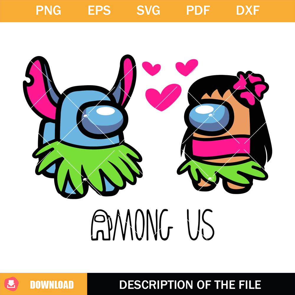 Among us Lilo and Stitch Svg, Among Us Disney Svg, Among Us | Inspire ...