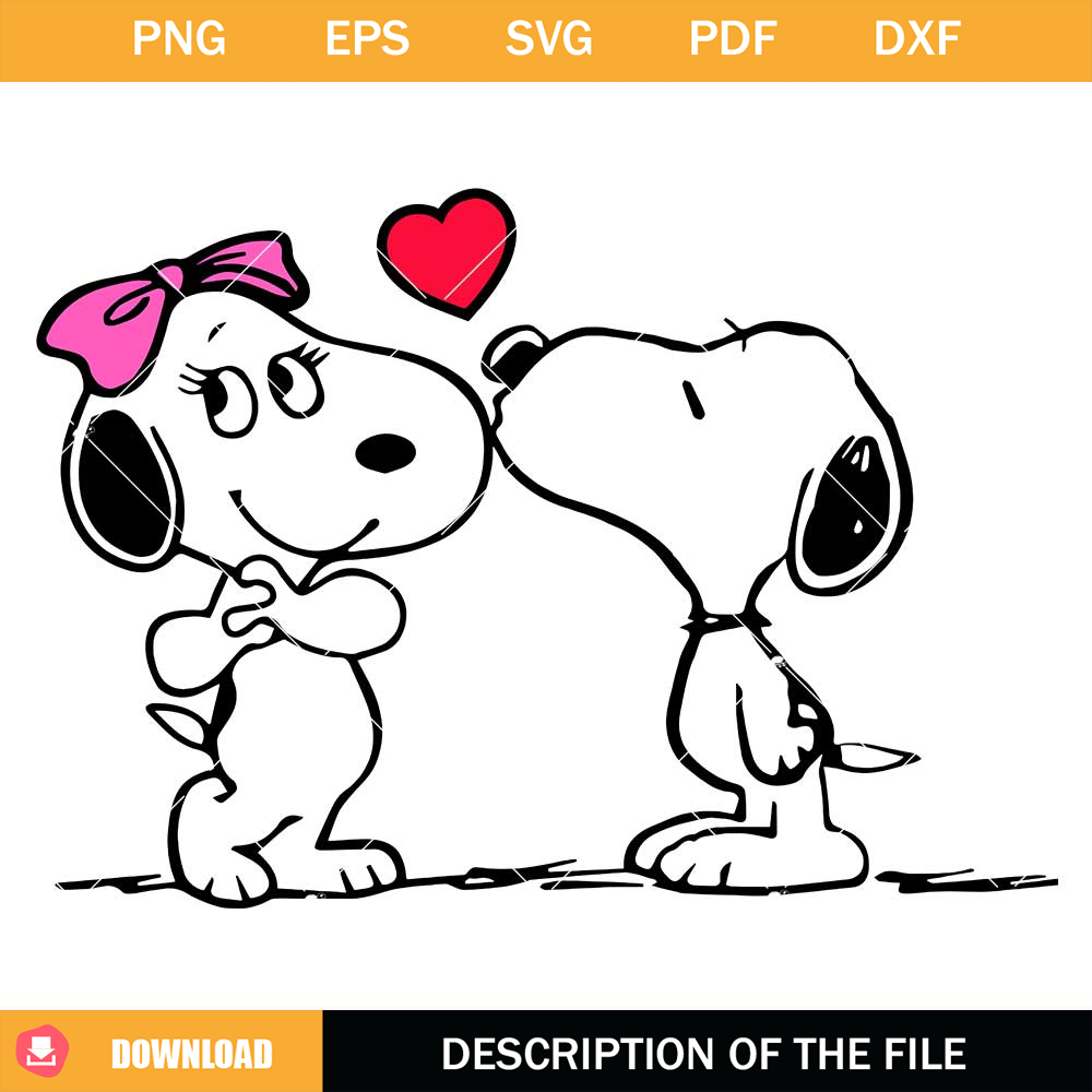 Charlie Brown Valentines Svg, Snoopy Love Svg, Snoopy Svg | Inspire Uplift