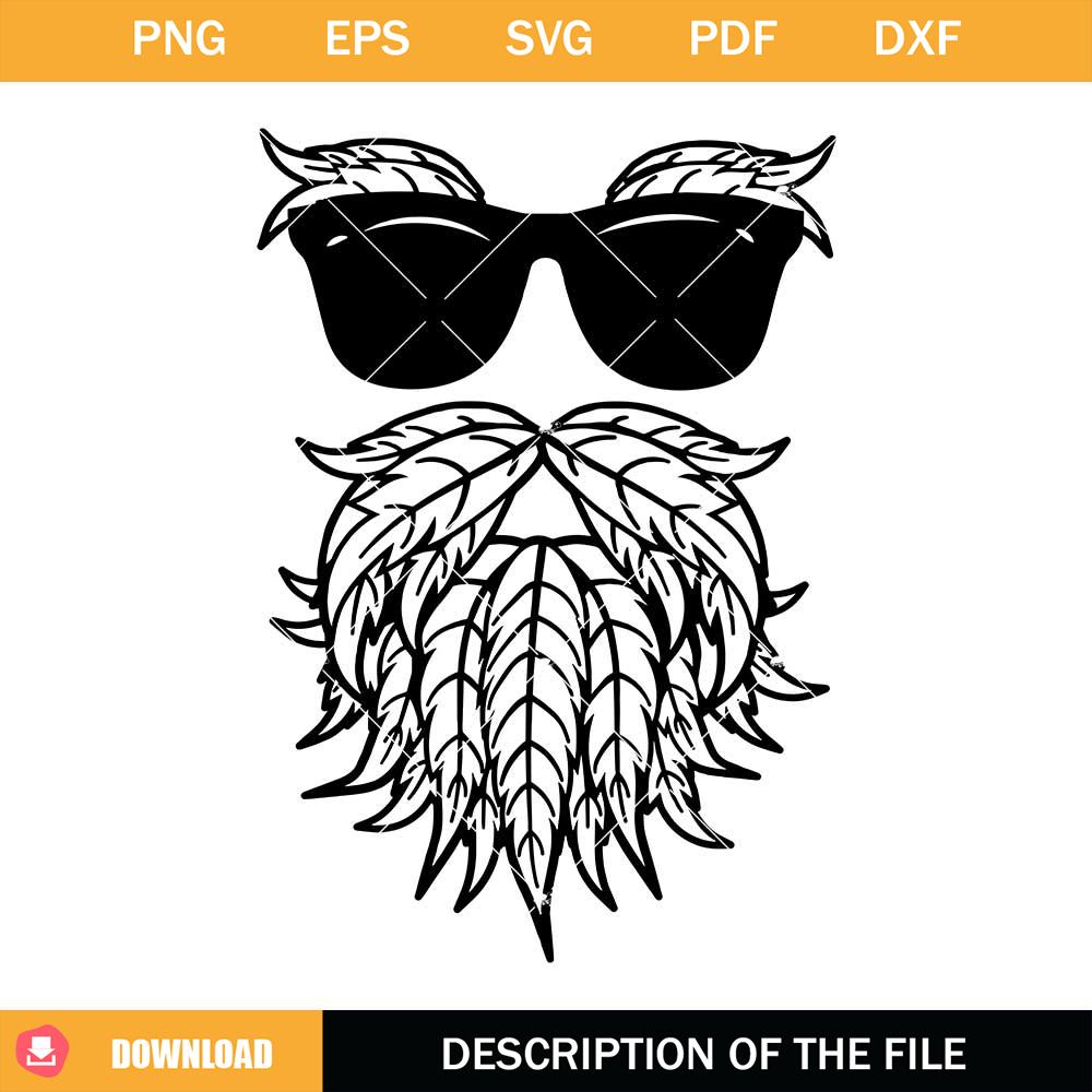 Bearded Pot Head Svg, Marijuana Beard Svg, Dope Svg - Inspire Uplift