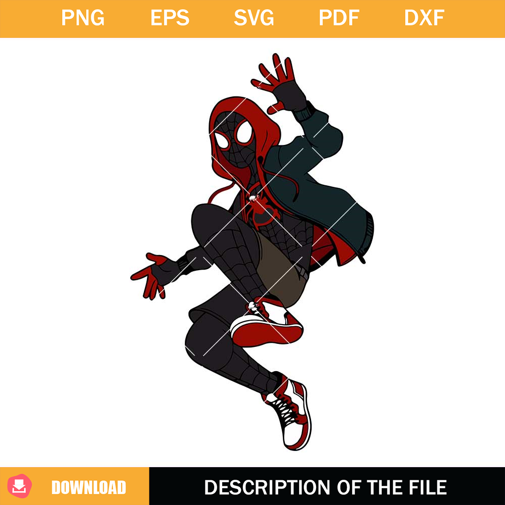 Miles Morales Svg, Across The SpiderVerse Svg, Trending | Inspire Uplift