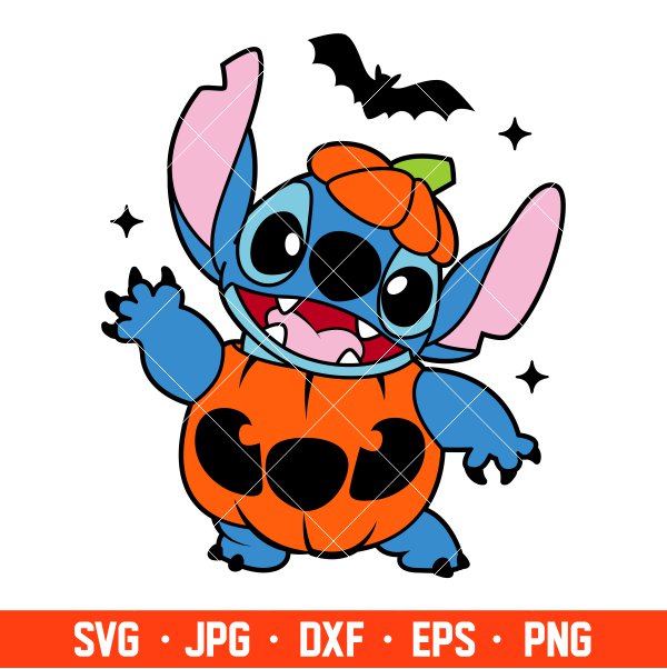 Halloween Stitch Svg, Free Svg, Daily Freebies Svg - Inspire Uplift