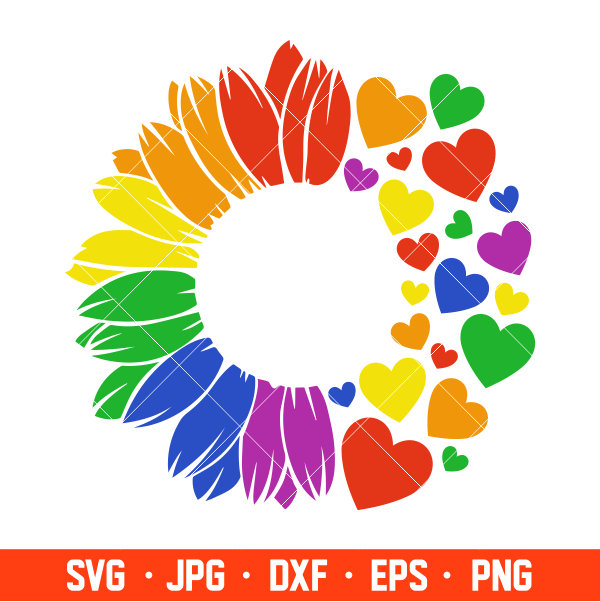 Pride Sunflower Svg, Starbucks Svg, Coffee Ring Svg, Cold Cu - Inspire ...