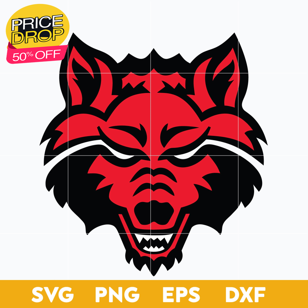 Arkansas State Red Wolves Svg, Logo Ncaa Sport Svg, Ncaa Svg | Inspire ...