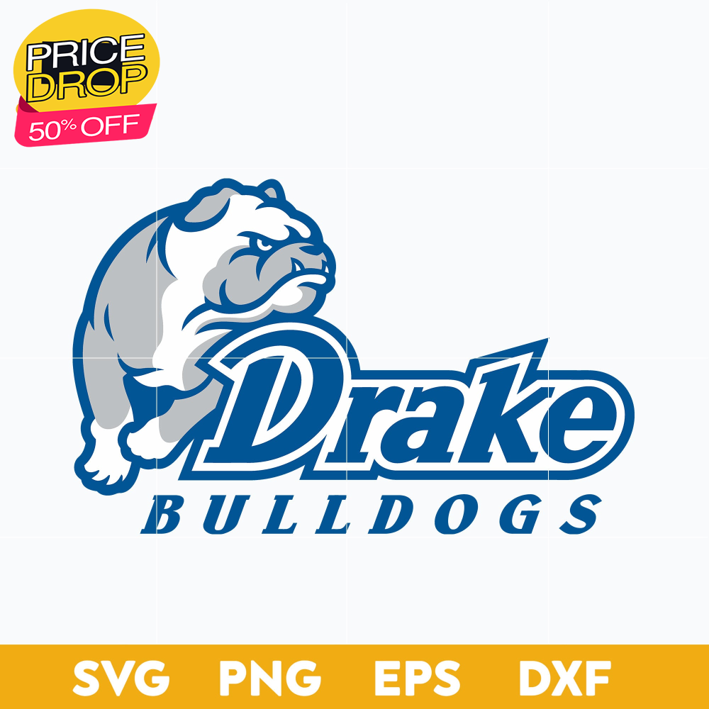 Drake Bulldogs Svg, Logo Ncaa Sport Svg, Ncaa Svg, Png, Dxf, - Inspire ...