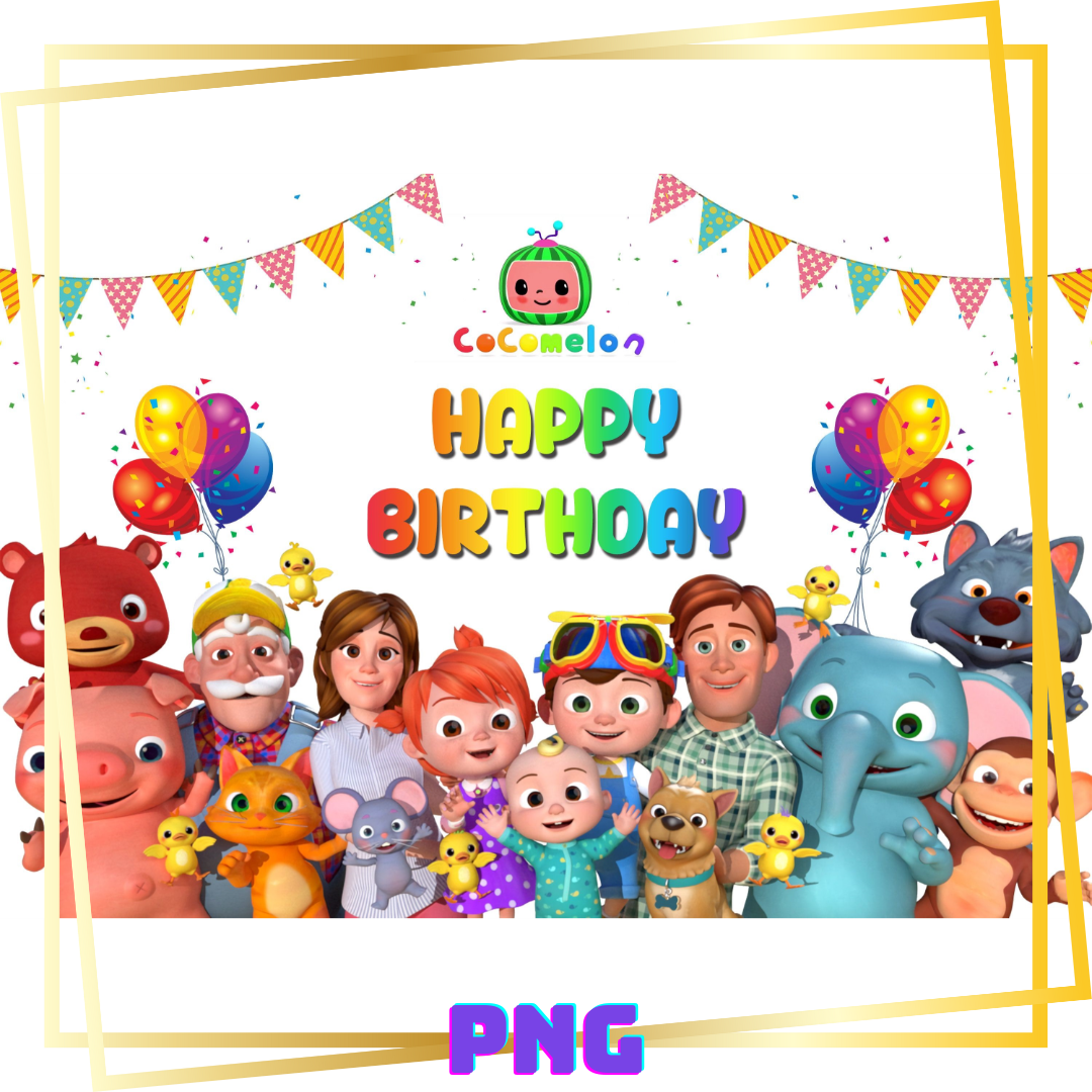 Background Cocomelon, Cocomelon, Cocomelon Birthday, Cocomel | Inspire ...