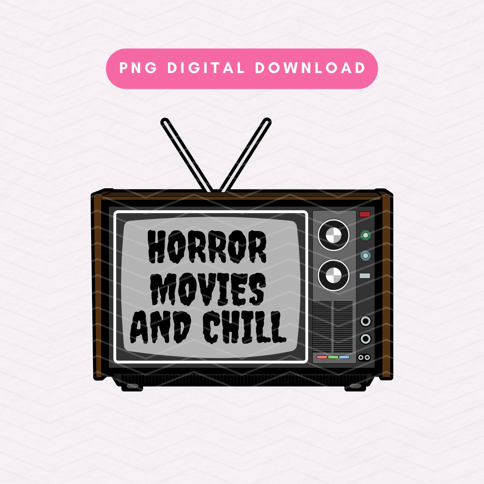Horror Movies And Chill PNG, Horror PNG, Halloween Spooky | Inspire Uplift