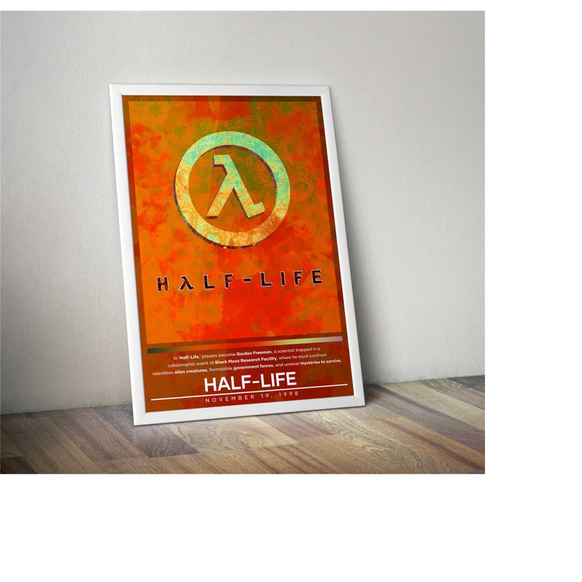 Half-Life Poster | Half-Life Prints | Gaming Poster | Inspire Uplift