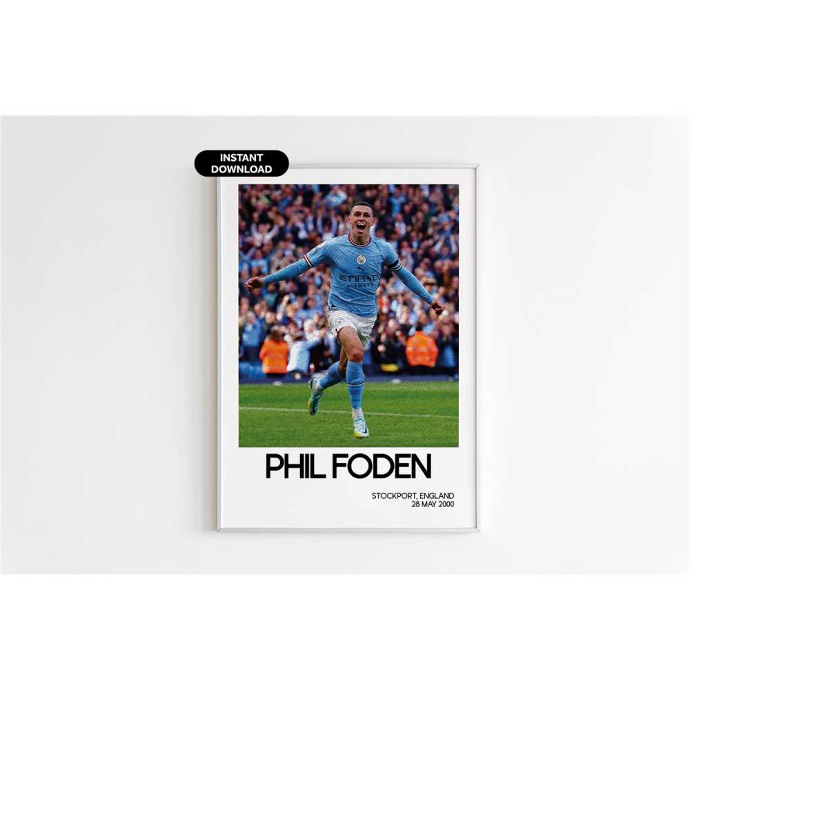 Phil Foden Sports Office Art - Phil Foden | Inspire Uplift