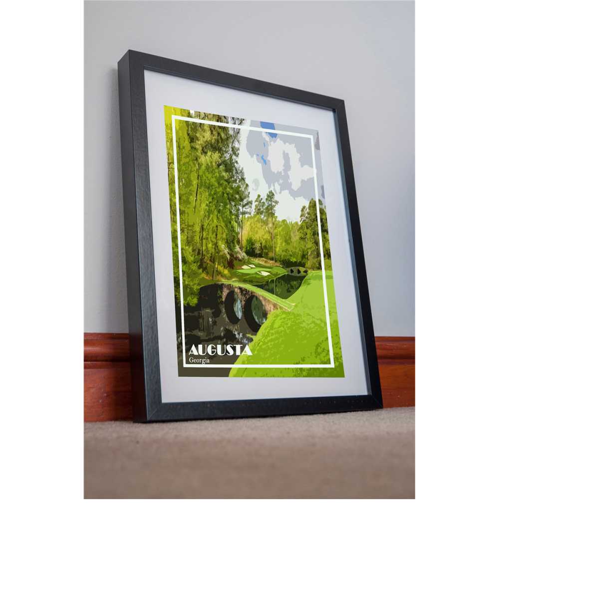 Augusta National Print Poster Canvas Augusta national golf - Inspire Uplift