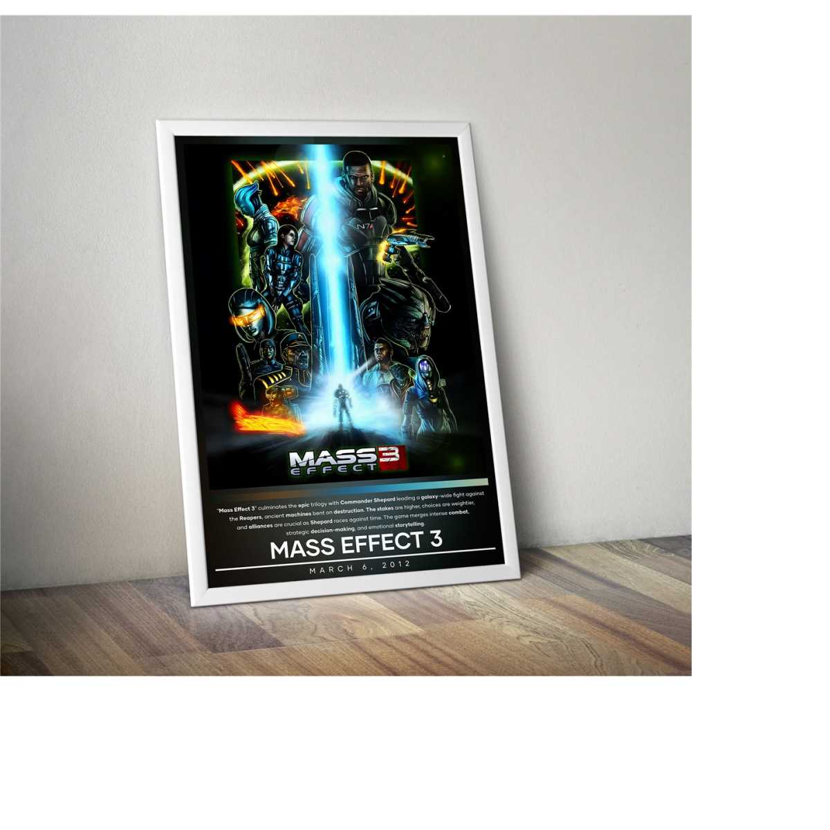 Mass Effect 3 Poster | Mass Effect Prints | Inspire Uplift