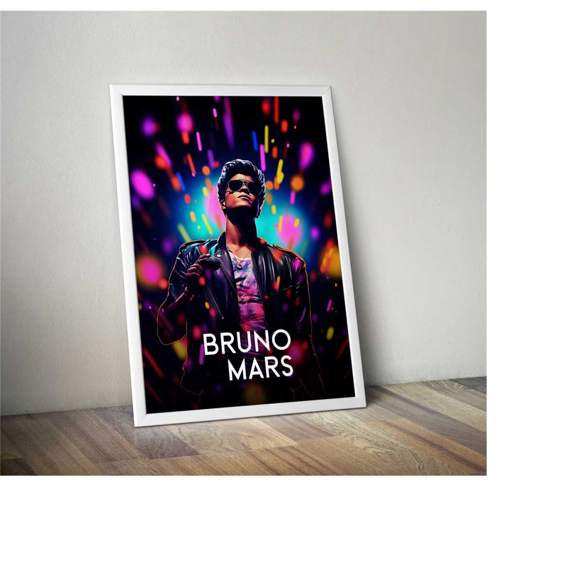 Bruno Mars Poster Print | Artist Illustration Poster | Inspire Uplift