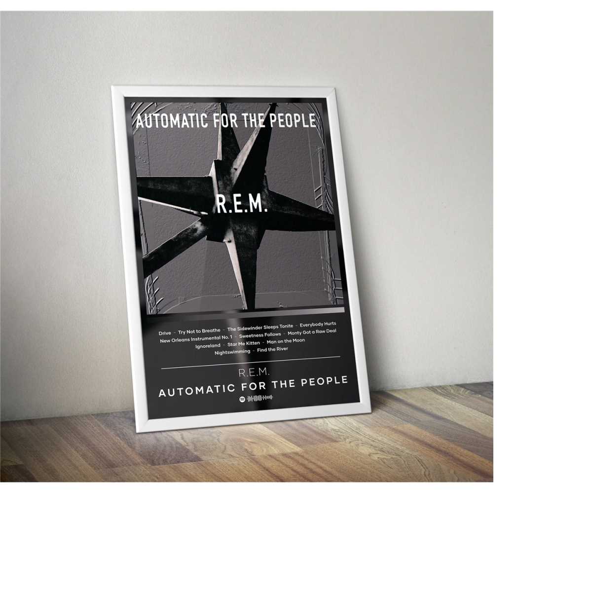 REM Poster | Automatic for the People Poster | Inspire Uplift
