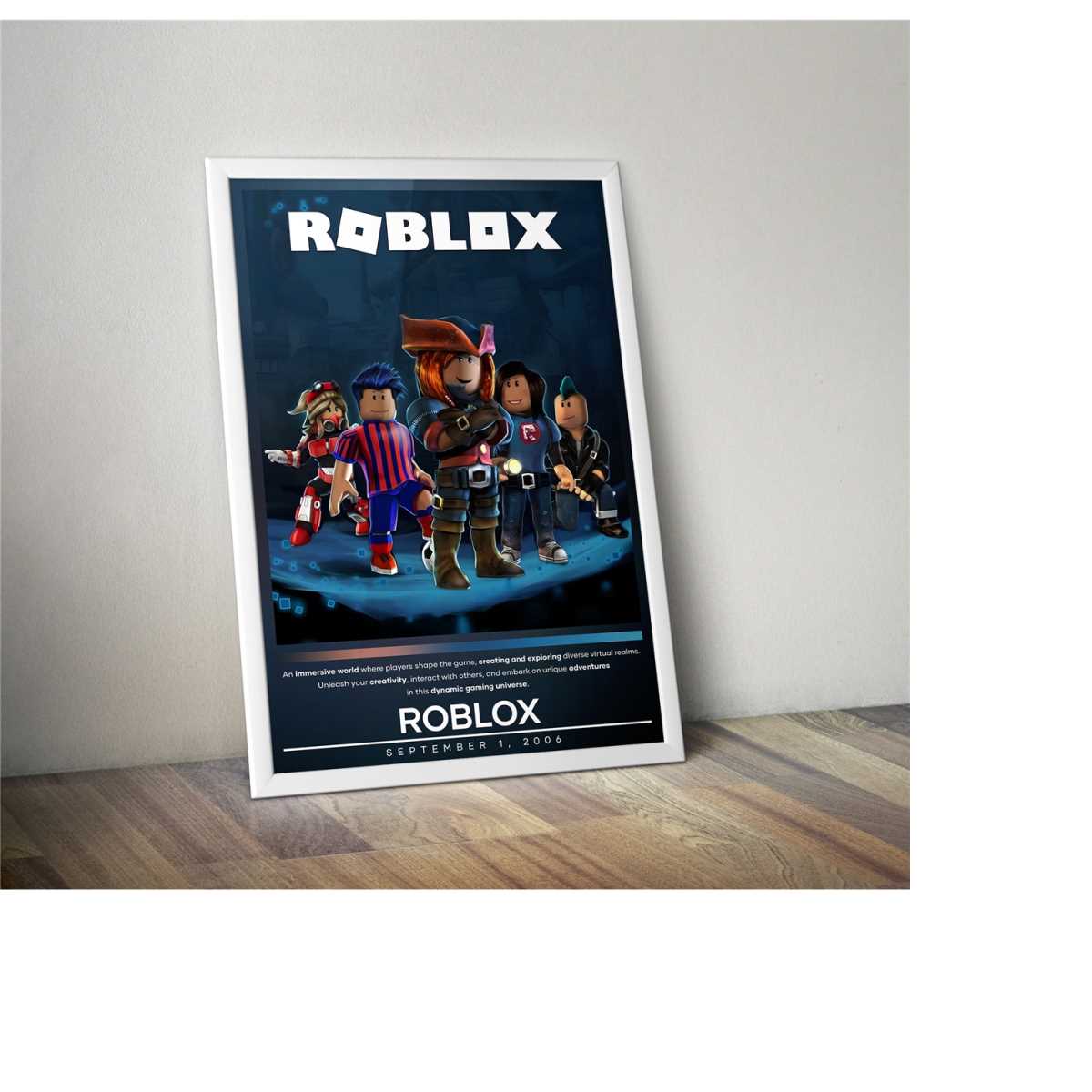 Roblox Poster | Roblox Prints | Gaming Poster | Inspire Uplift