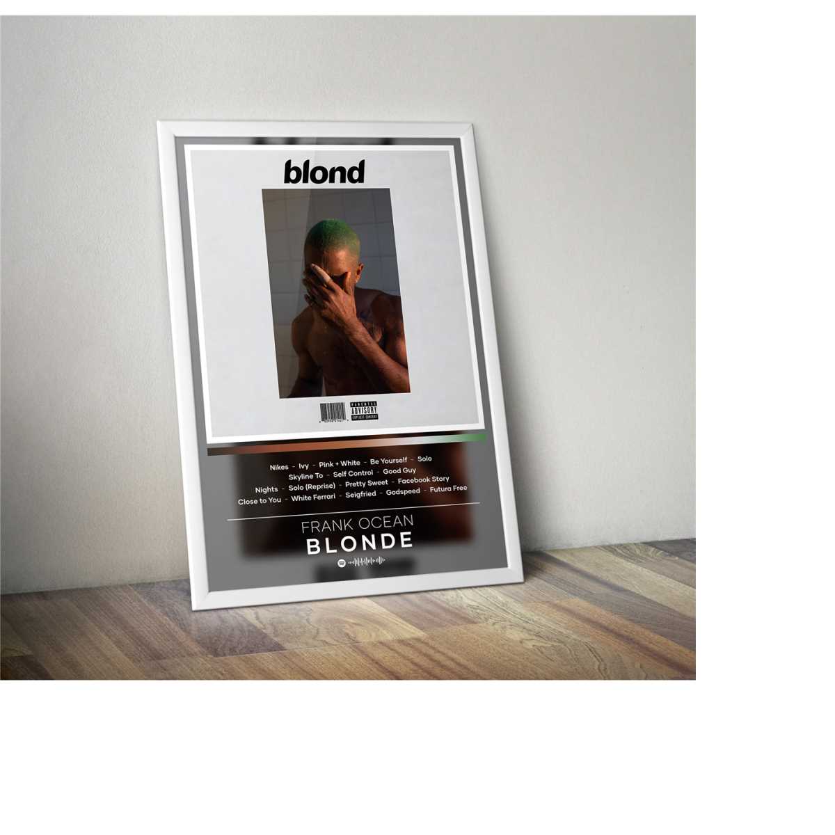 Frank Ocean Poster Print | Blonde Poster | | Inspire Uplift