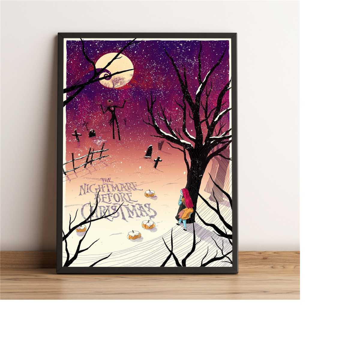 The Nightmare Before Christmas Poster, Danny Elfman Wall | Inspire Uplift