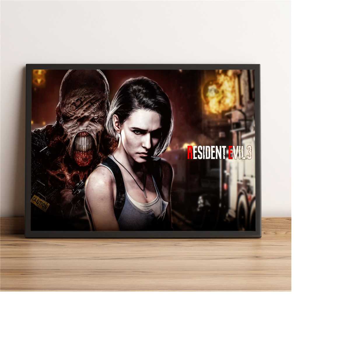 Resident Evil Poster, Albert Wesker Wall Art, Horror | Inspire Uplift