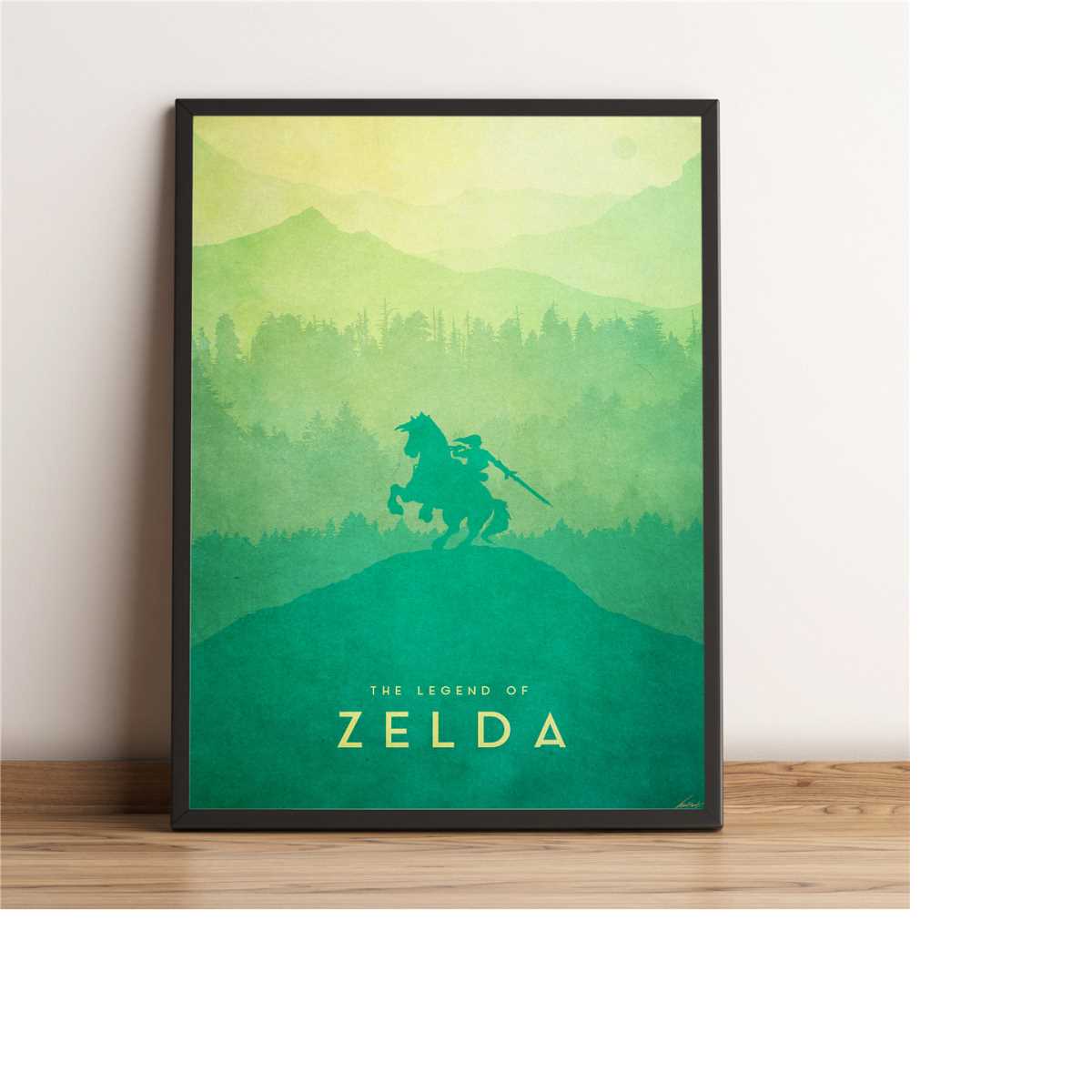 The Legend of Zelda Poster, Hyrule Print, Tears | Inspire Uplift