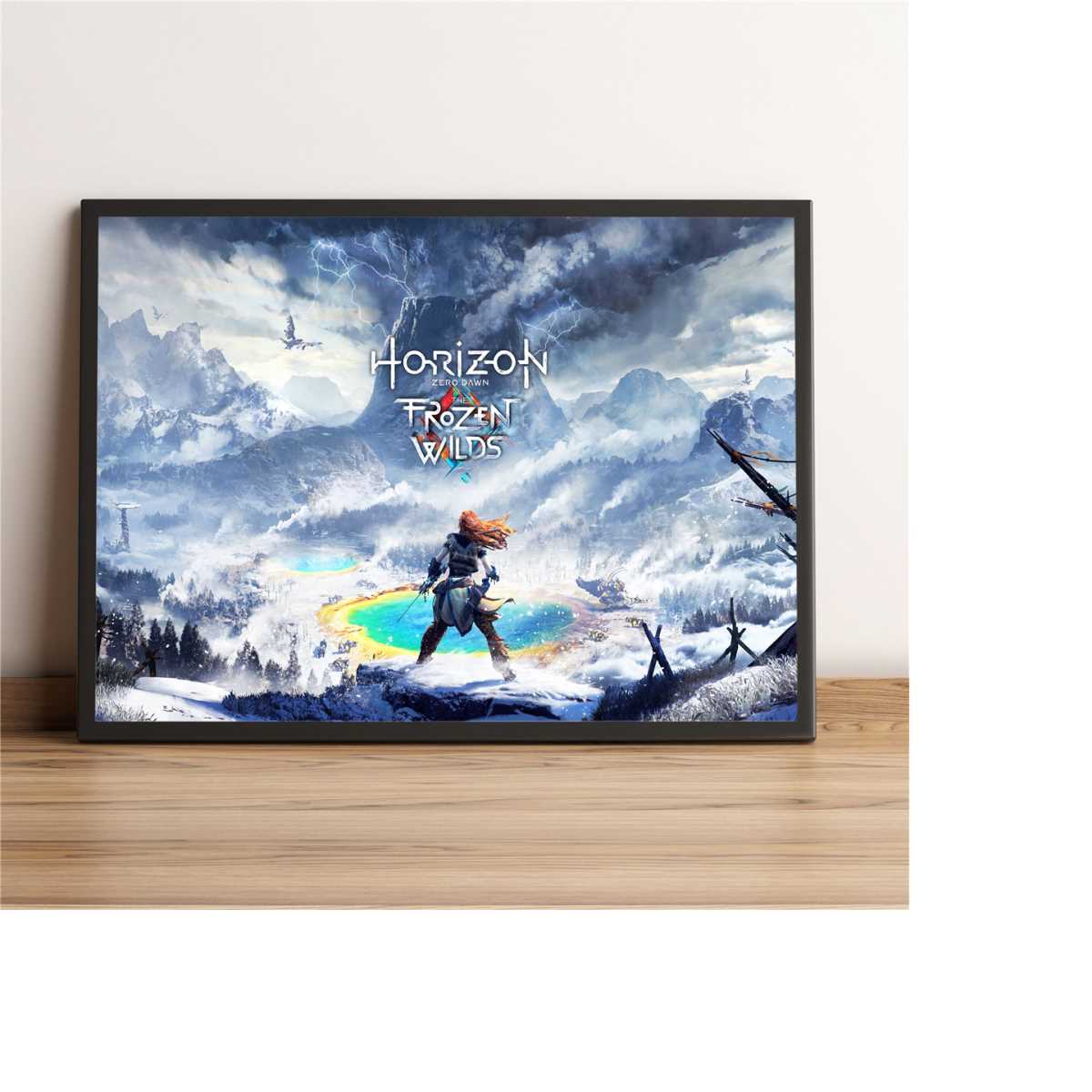 Horizon Zero Dawn Frozen Wilds Poster, Aloy Wall | Inspire Uplift