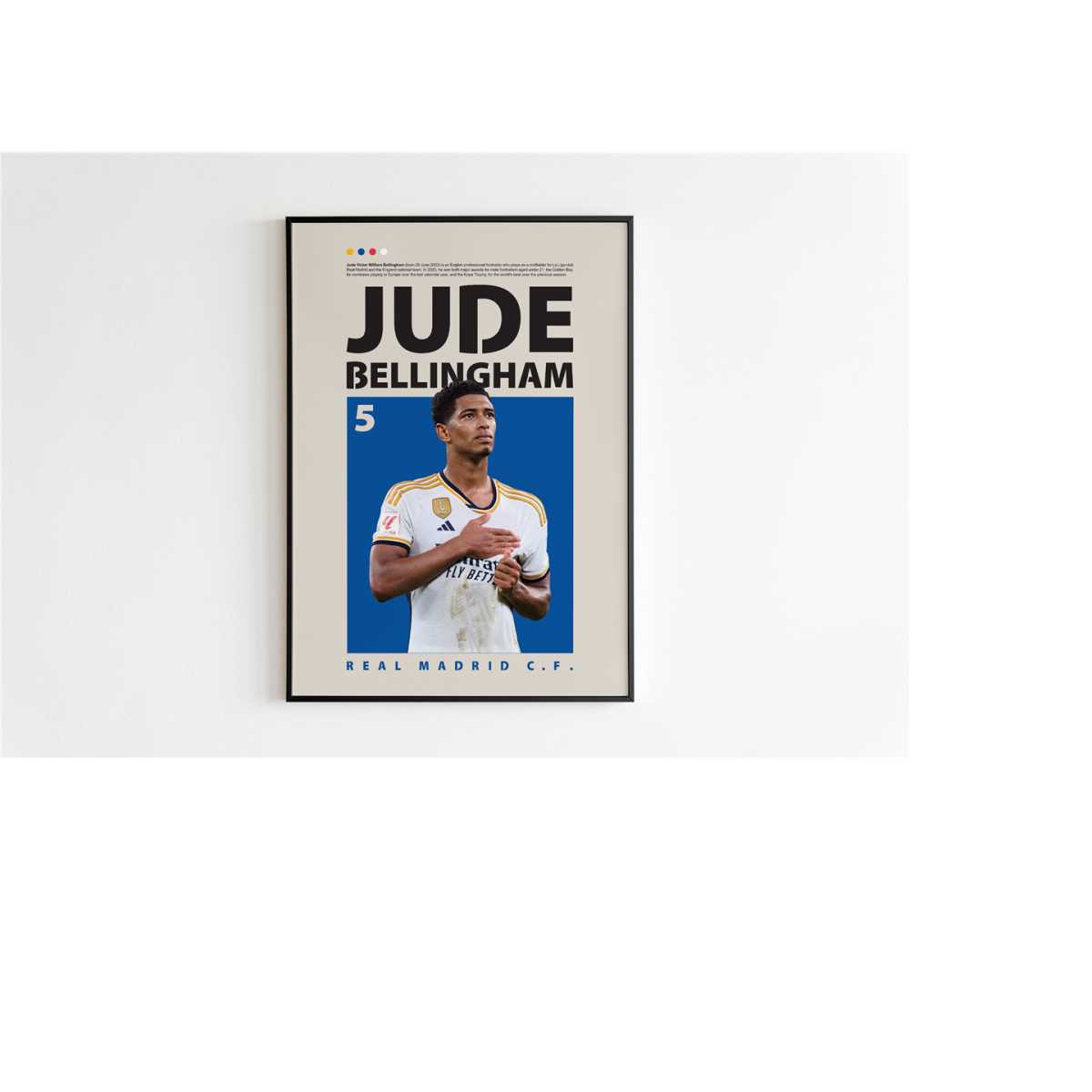 Jude Bellingham Poster, Real Madrid Poster, Jude Bellingham | Inspire ...