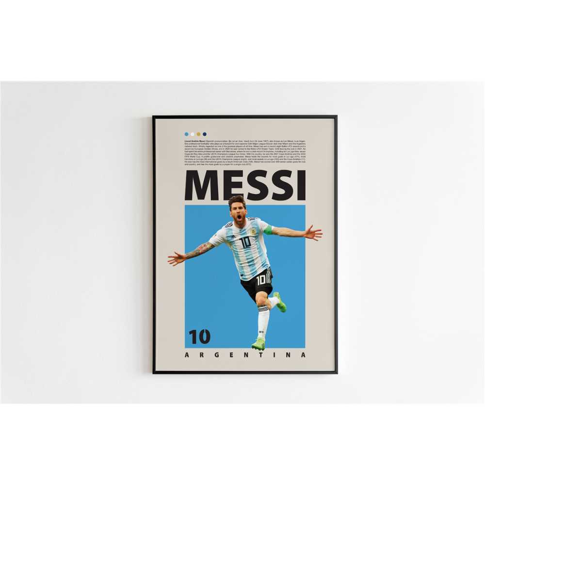 Lionel Messi Poster, Argentina Poster Minimalist, Lionel Mes | Inspire ...