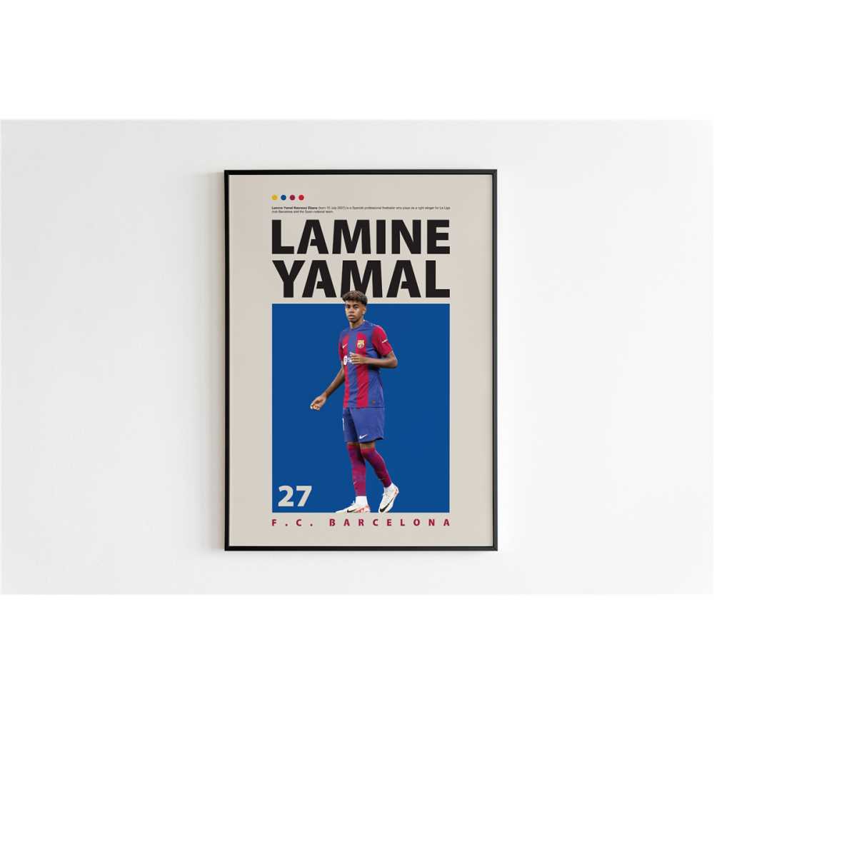 Lamine Yamal Poster, Barcelona Poster Minimalist, Lamine Yam - Inspire ...