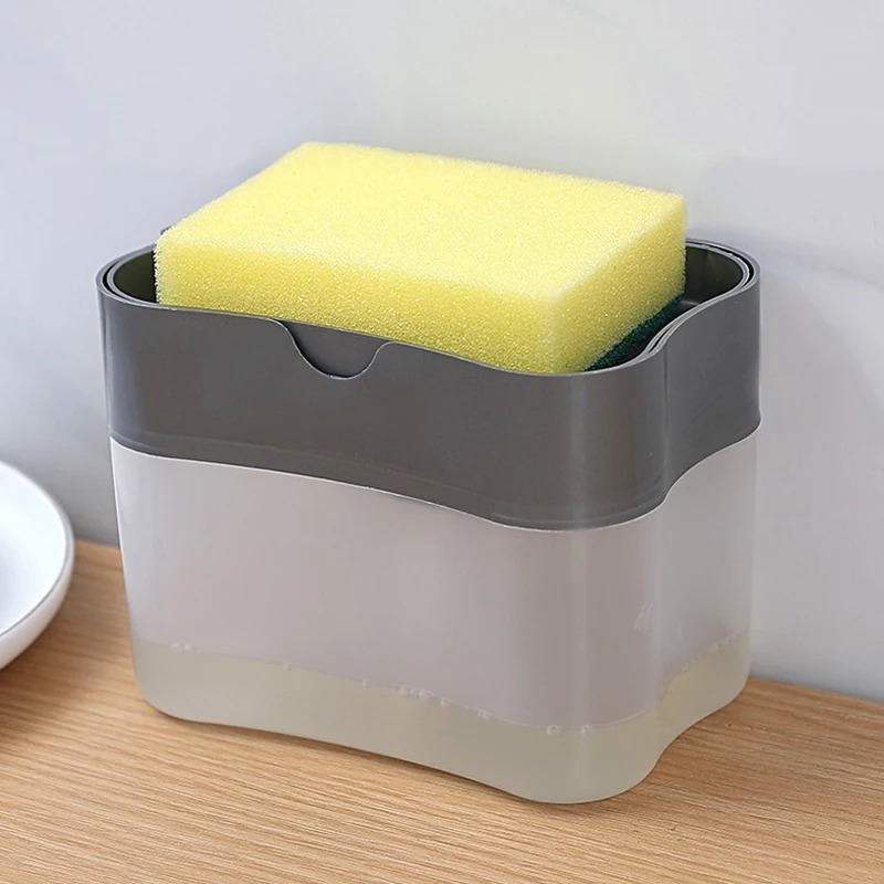 Portable Hand Press Detergent Dispenser Pot for Kitchen | Inspire Uplift