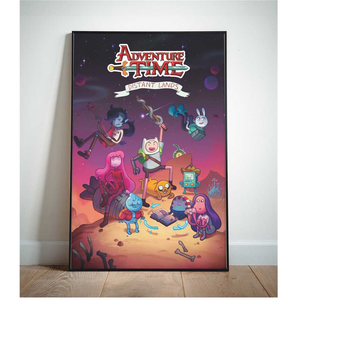 Adventure Time Poster, Tv Show Posters, Canvas Wall | Inspire Uplift