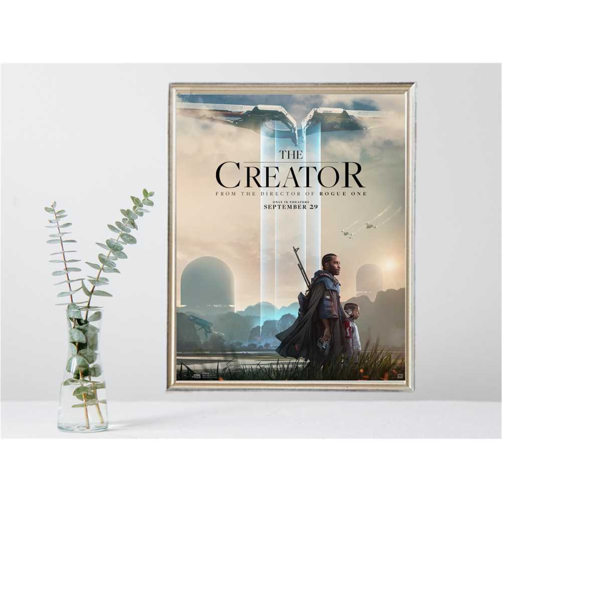 The Creator - Vintage 2023 Movie Poster - - Inspire Uplift