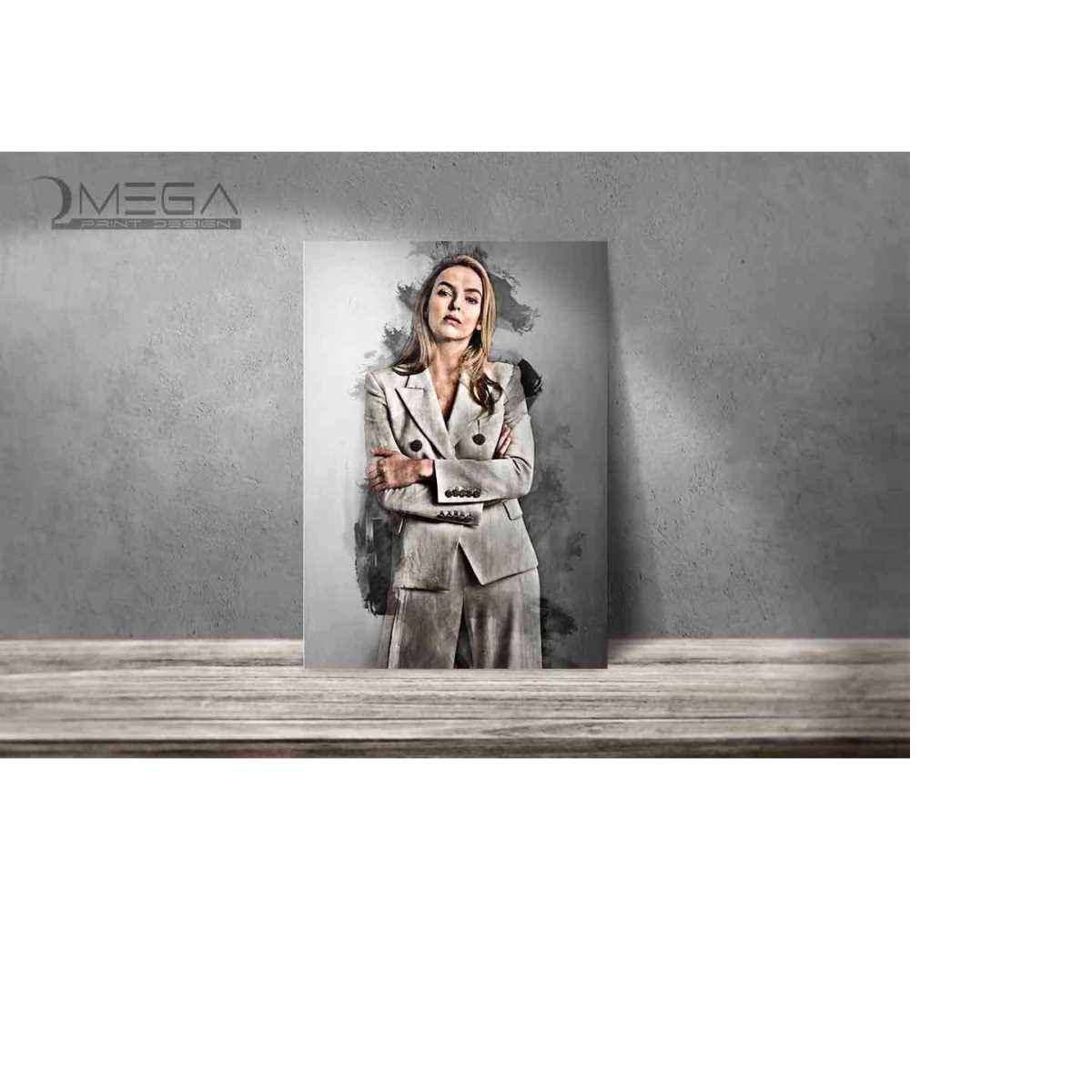 Villanelle poster Jodie Comer print Killing Eve art - Inspire Uplift