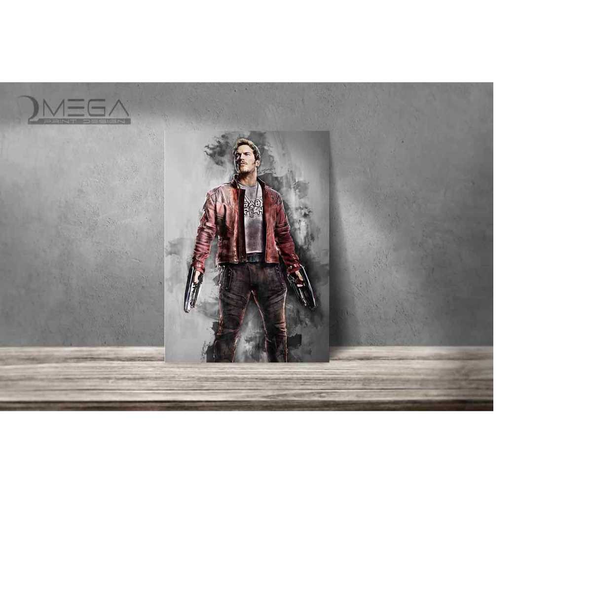 Peter Quill poster Star-Lord print Guardians of the | Inspire Uplift