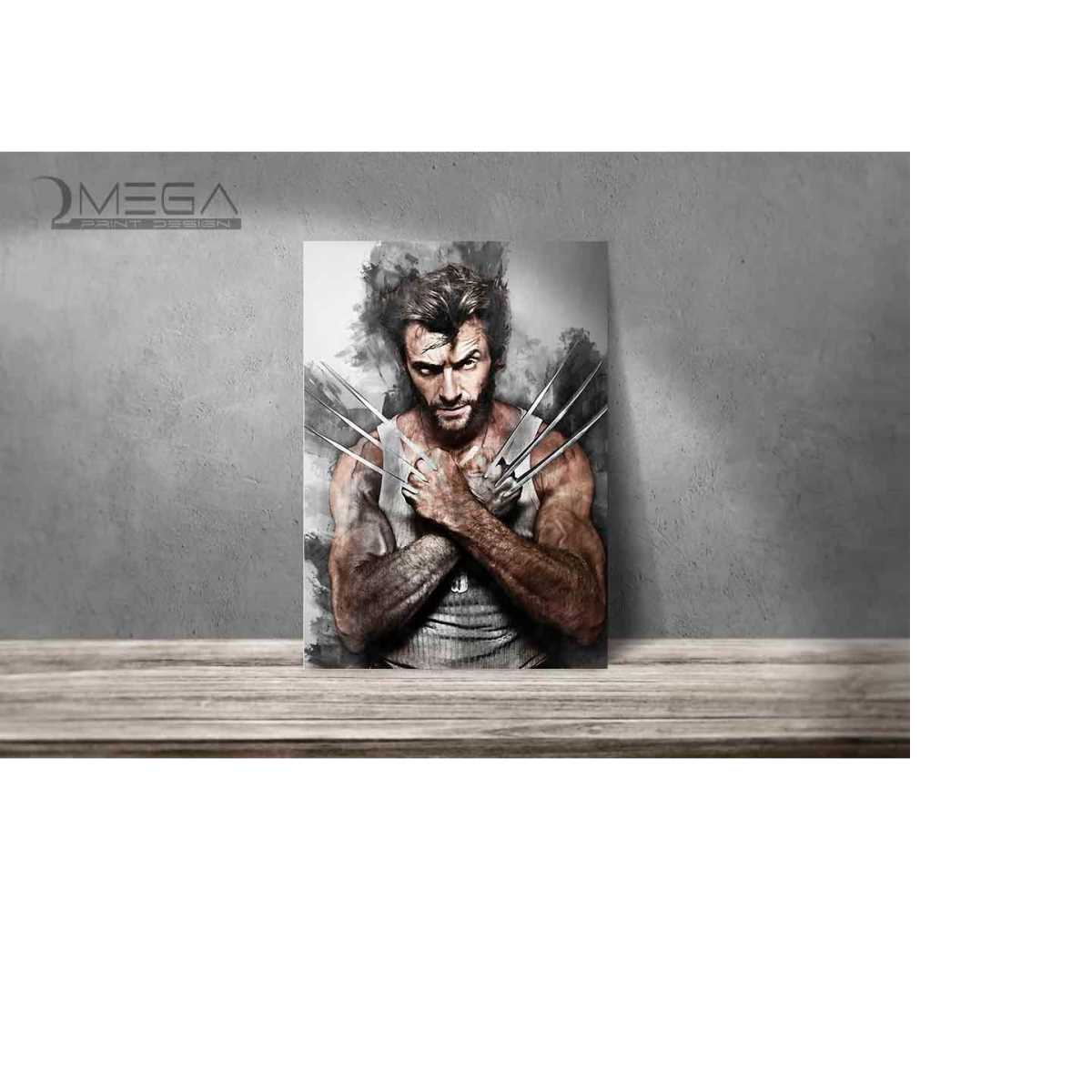 Wolverine poster Wolverine print art print wall art | Inspire Uplift