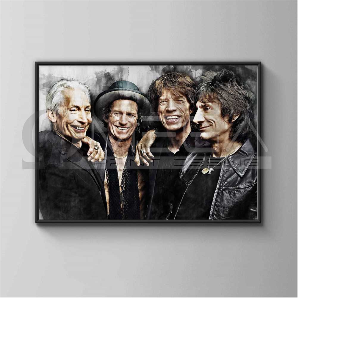 The Rolling Stones poster The Rolling Stones print - Inspire Uplift
