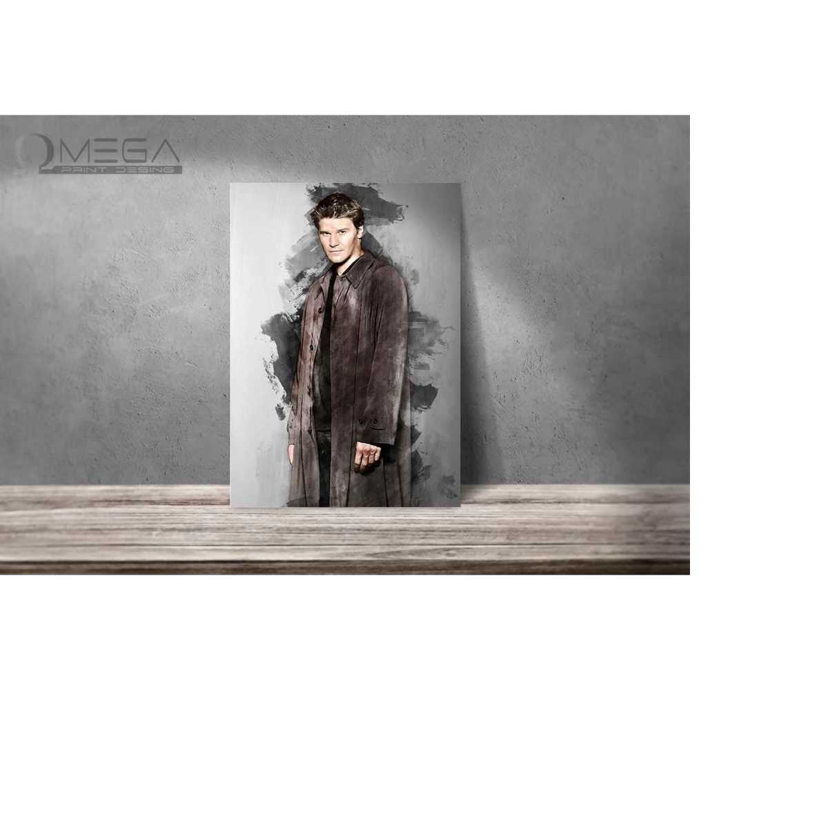 Angel poster David Boreanaz print art print wall - Inspire Uplift
