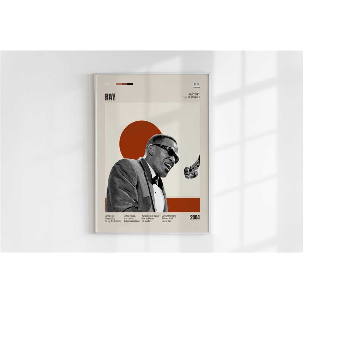 Ray Movie Poster, Taylor Hackford, Minimalist Movie Poster, | Inspire ...