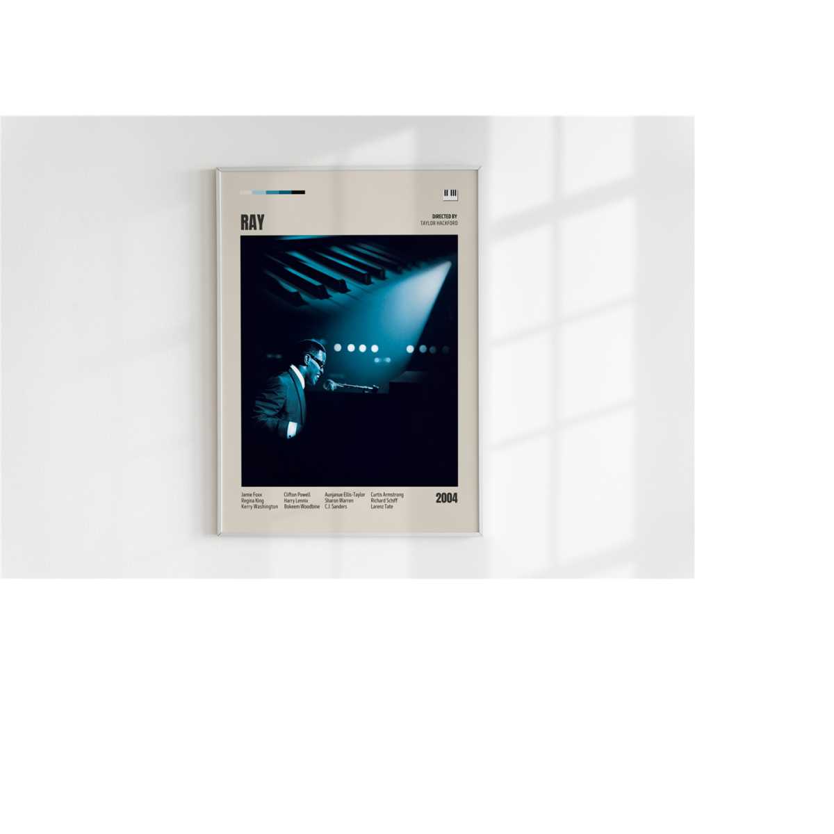 Ray Movie Poster, Taylor Hackford, Minimalist Movie Poster, | Inspire ...