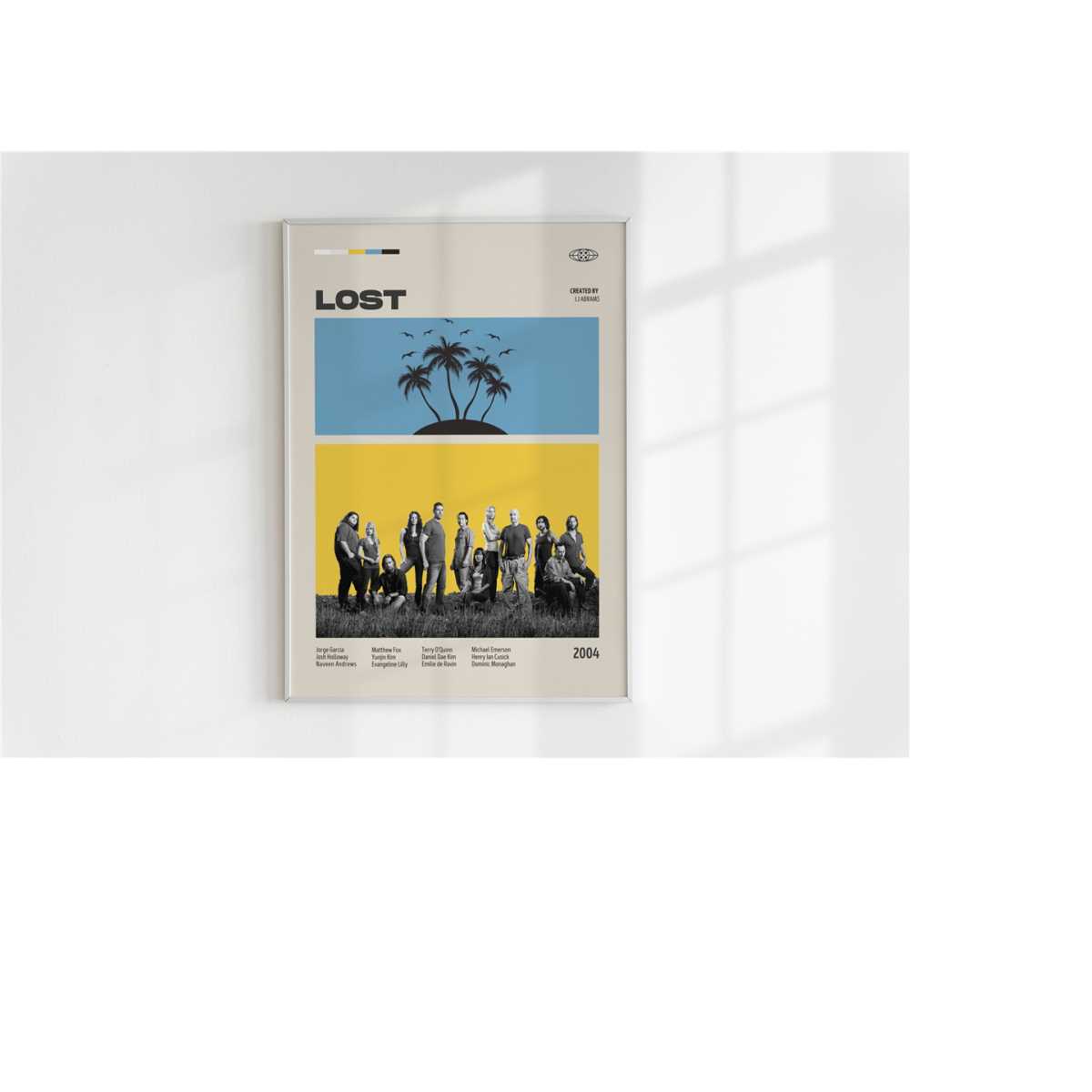 Lost Poster, J.J. Abrams, Minimalist Tv Series, Wall | Inspire Uplift