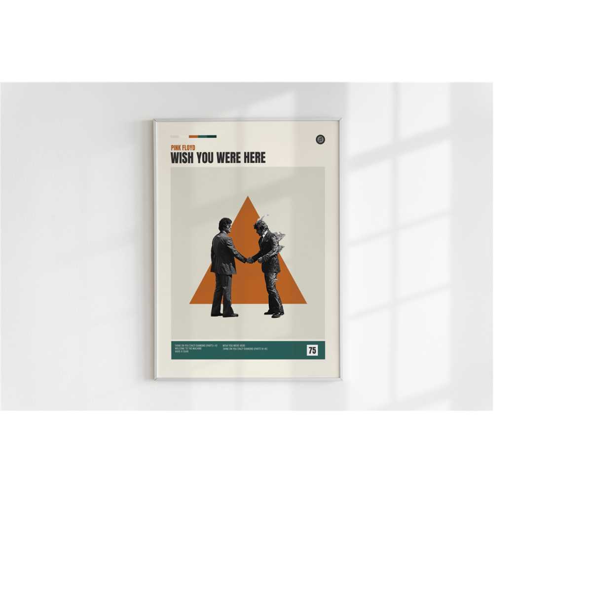 Pink Floyd Poster, Wish You Were Here Poster, - Inspire Uplift