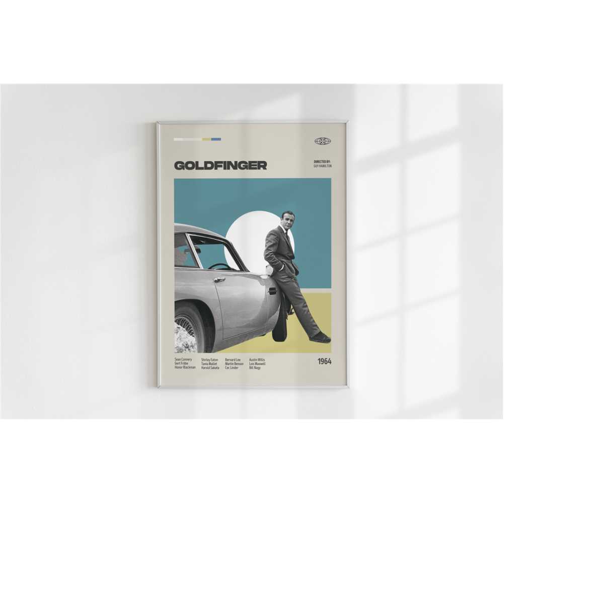 Goldfinger Poster, Guy Hamilton, Minimalist Movie Poster, Wa | Inspire ...