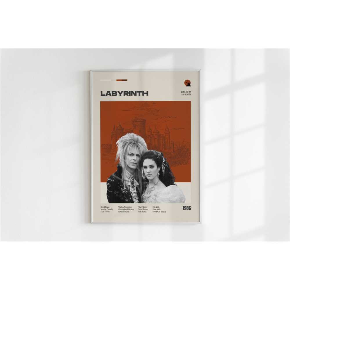 Labyrinth Poster, Jim Henson, Minimalist Movie Poster, Wall | Inspire ...