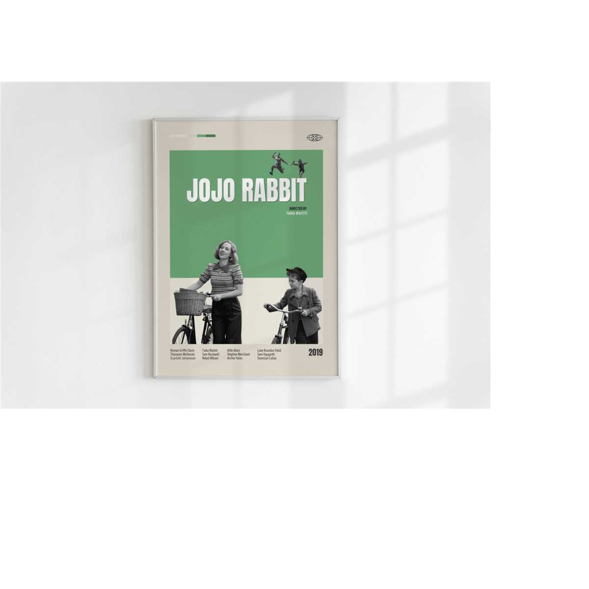 JoJo Rabbit Poster, Taika Waititi, Minimalist Movie Poster, - Inspire ...