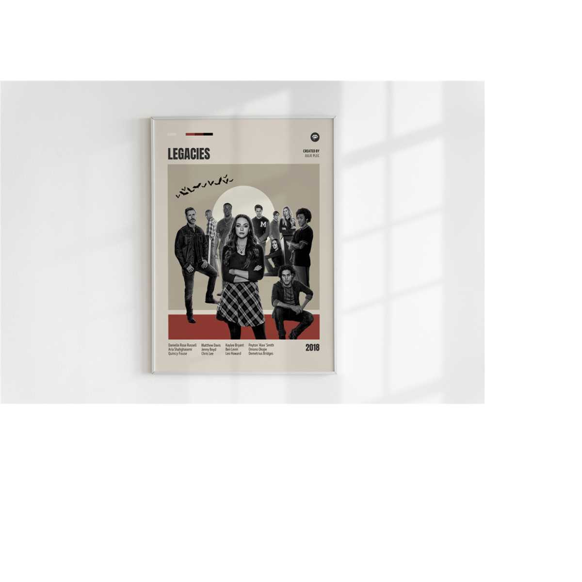 Legacies Poster, Julie Plec, Minimalist Tv Series Poster, - Inspire Uplift