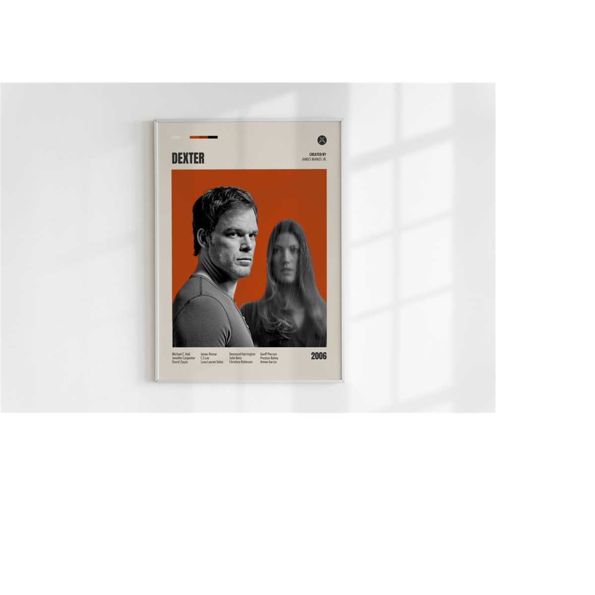 Dexter Poster, James Manos Jr., Retro Tv Series - Inspire Uplift