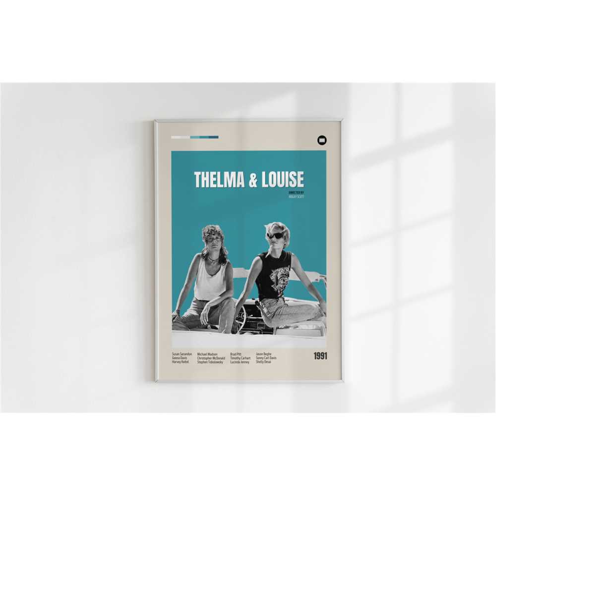 Thelma and Louise Poster, Ridley Scott, Vintage Inspired | Inspire Uplift