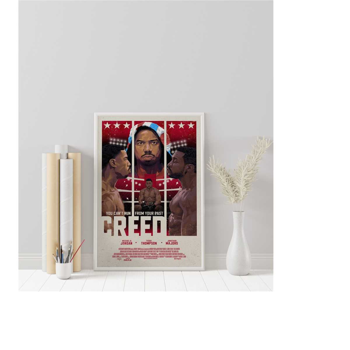 Creed Movie Poster - Ryan Coogler - Minimalist | Inspire Uplift