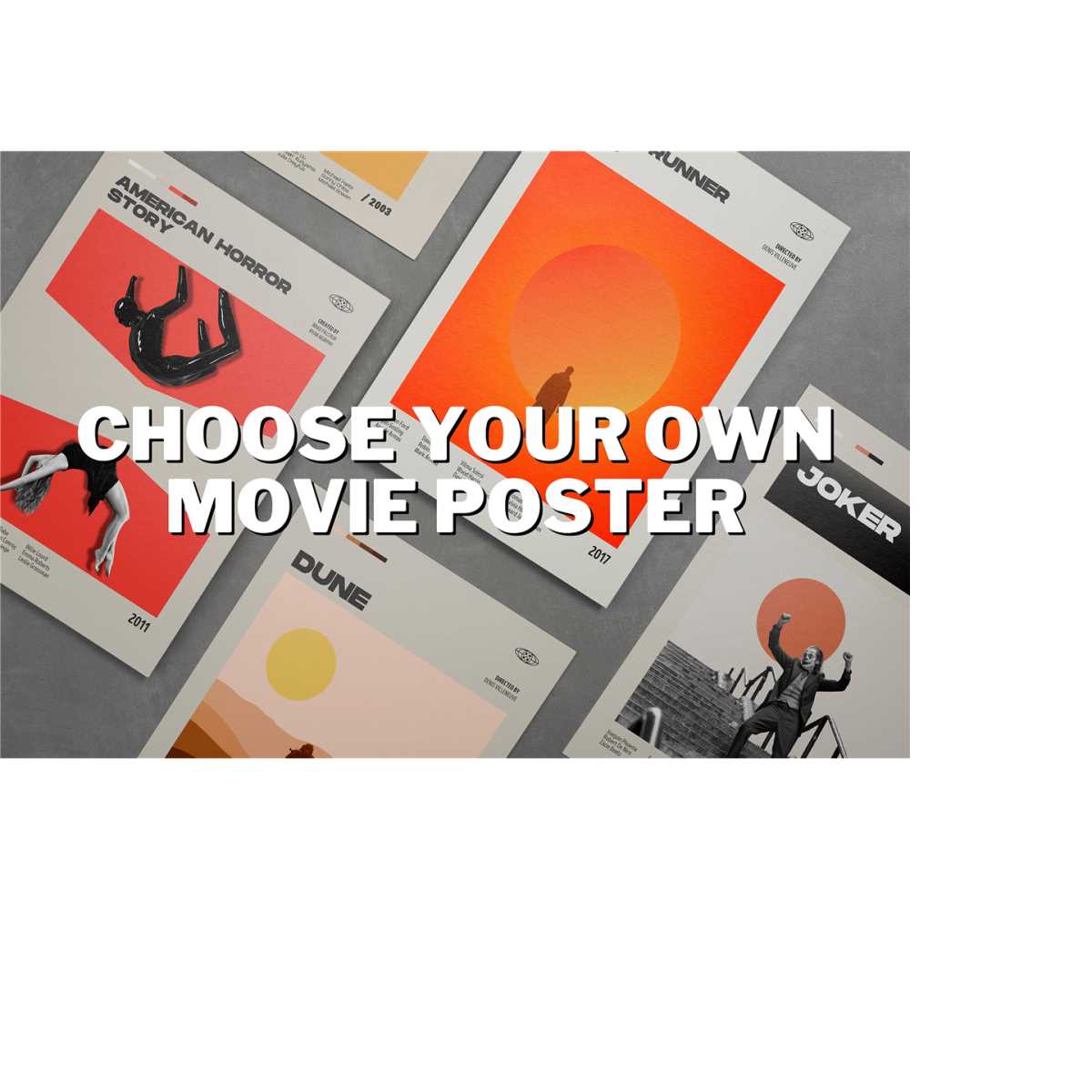 Request Your Own Film Poster, Gift Idea, Custom | Inspire Uplift