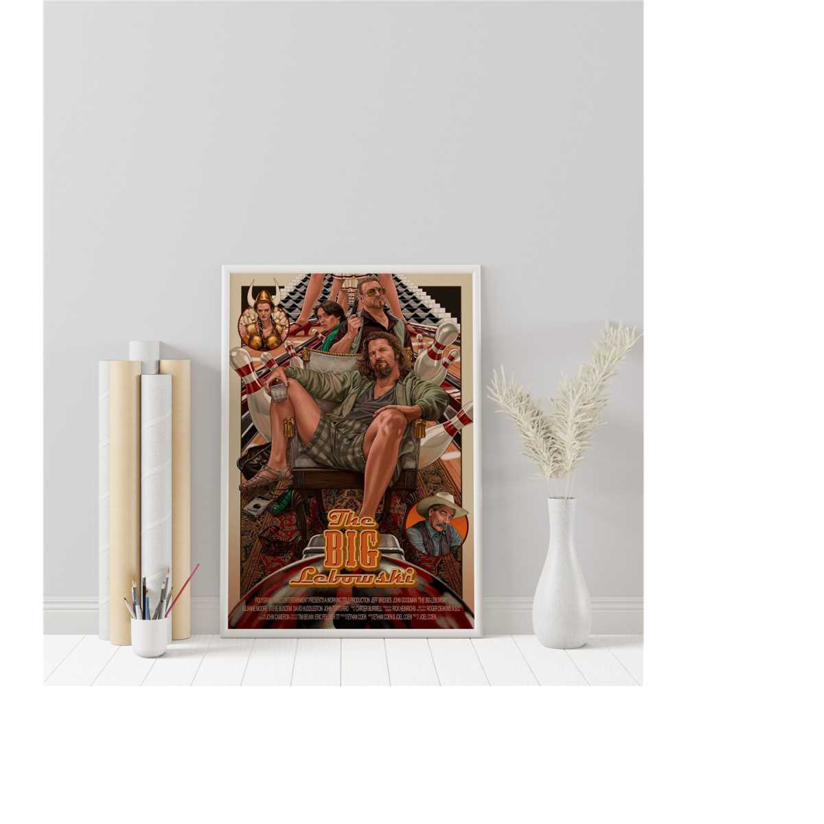 The Big Lebowski Poster - Coen Brothers - | Inspire Uplift