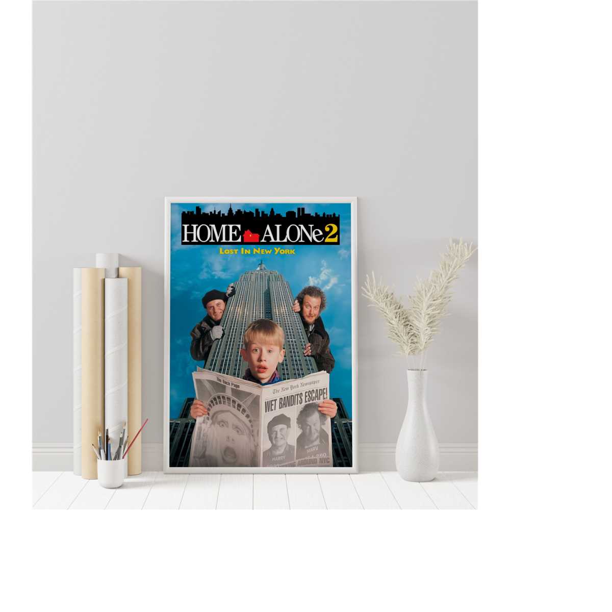 Home Alone Poster - Home Alone - Minimalist - Inspire Uplift