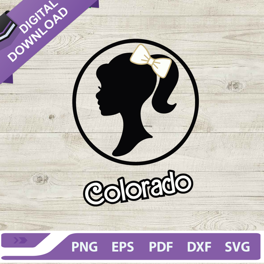 Colorado Buffaloes NFL Barbie Logo SVG, Colorado Buffaloes F | Inspire ...