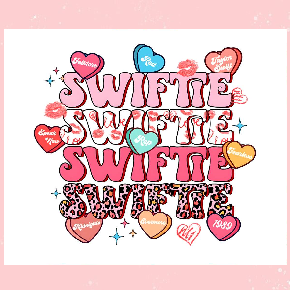 Swiftie Valentine Taylor Albums Heart PNG, Valentine svg,Val - Inspire ...
